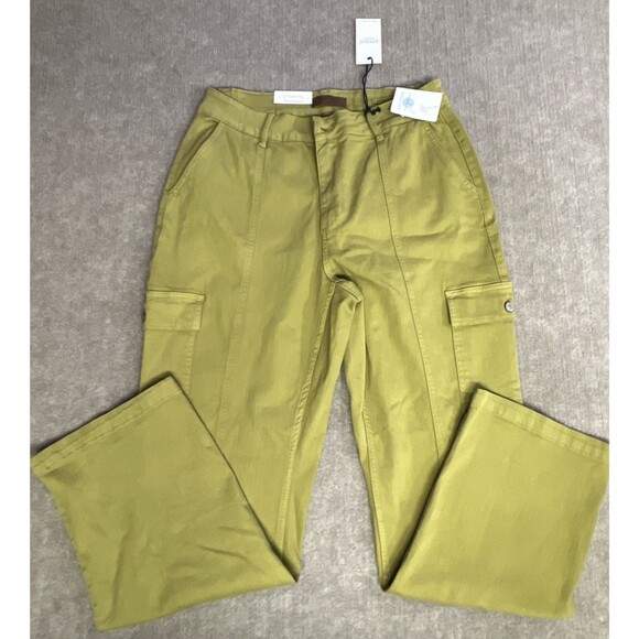 Judy Blue | Jeans | Nwt Judy Blue Matcha Green Cargo Jeans 6w High Rise ...